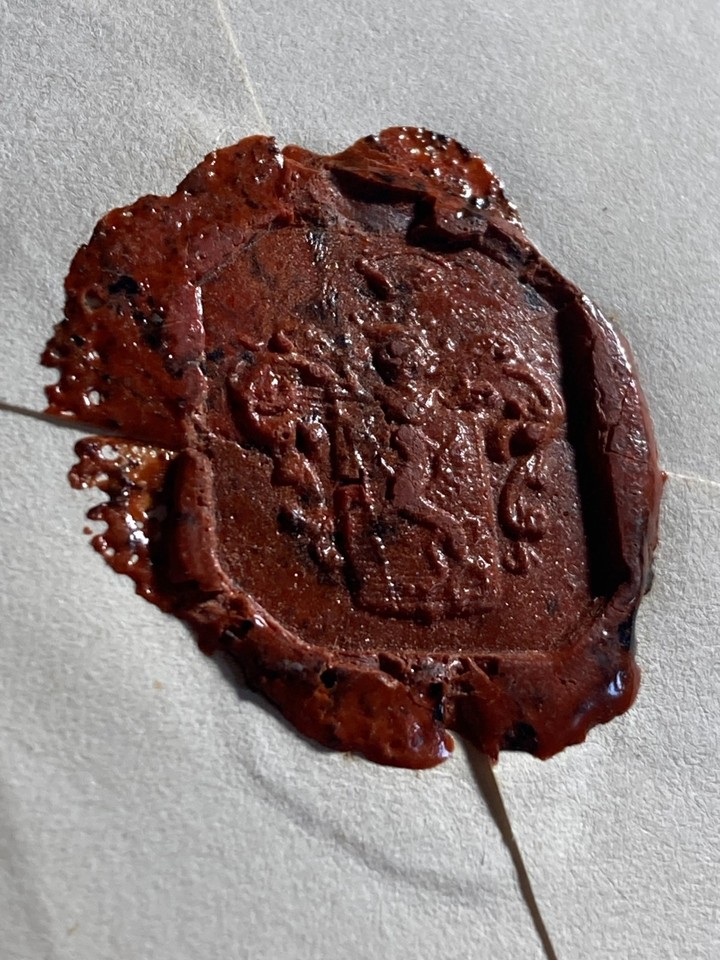1838 Rawa Ruska to Lemberg pre-stamp letter wax seal Austria Ukraine ...