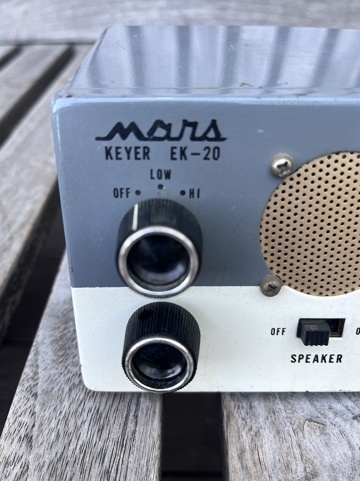VINTAGE MARS MODEL EK-20 HAM RADIO TELEGRAPH MORSE CODE KEY ELECTRONIC ...