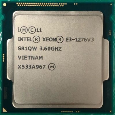 Intel Xeon E3-1276 V3 LGA-1150 CPU Processor 3.60 GHz 4-Core 8MB 84W ...