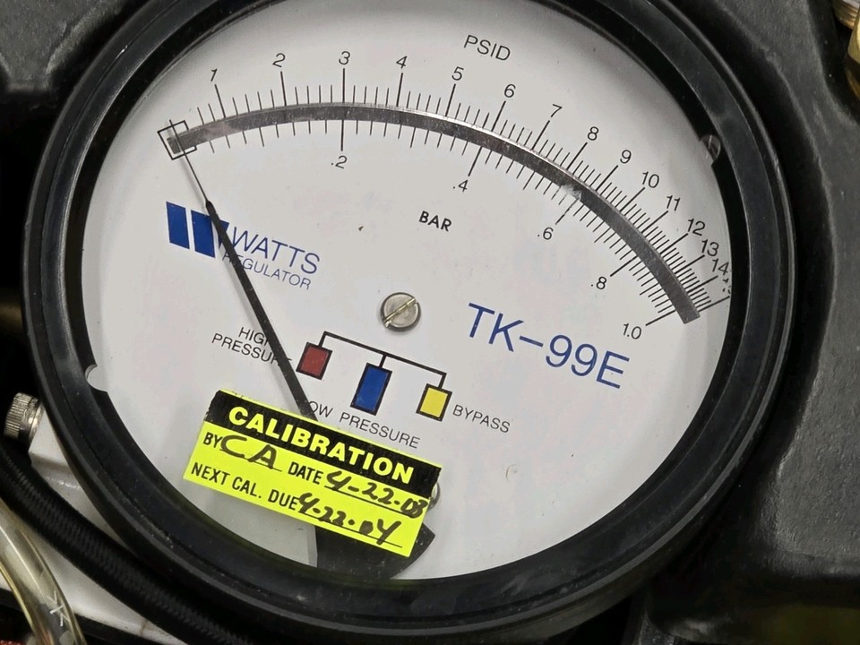 Watts TK-99E Backflow Preventer Test Kit with Case and Hoses | eBay