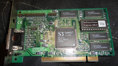 127MM-VS01A I27MM-VS01A hercules terminator 64/VIDEO pci vga S3 TRIO64V ...