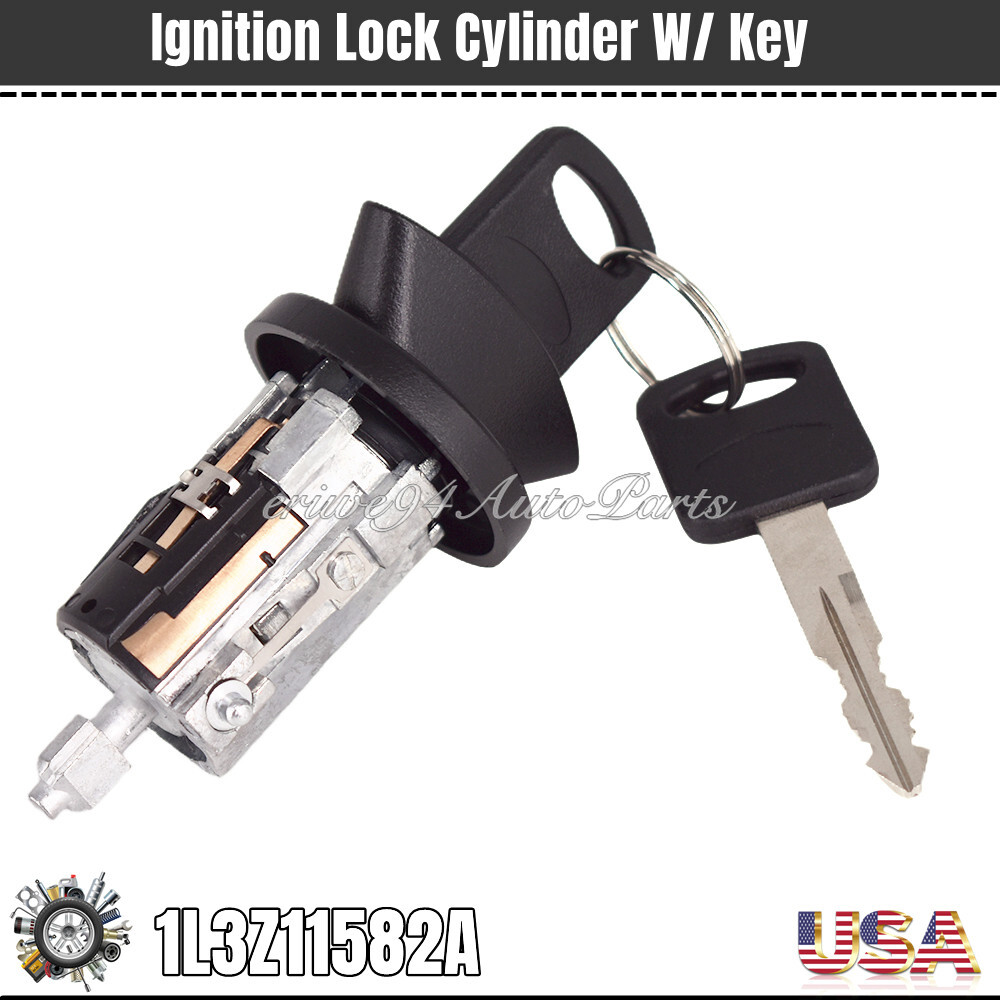 Ignition Switch Lock Cylinder 2 Keys For Ford F250 F350 E150 Super Duty ...