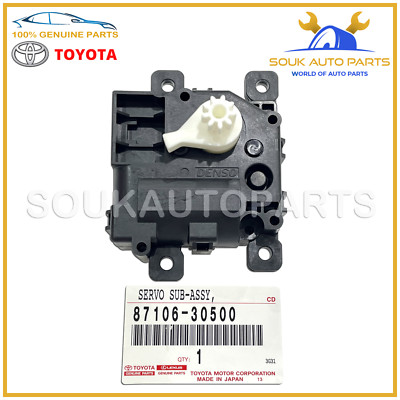 87106-30500 Genuine Toyota DAMPER SERVO SUB-ASSY, AIR CONDITIONER ...