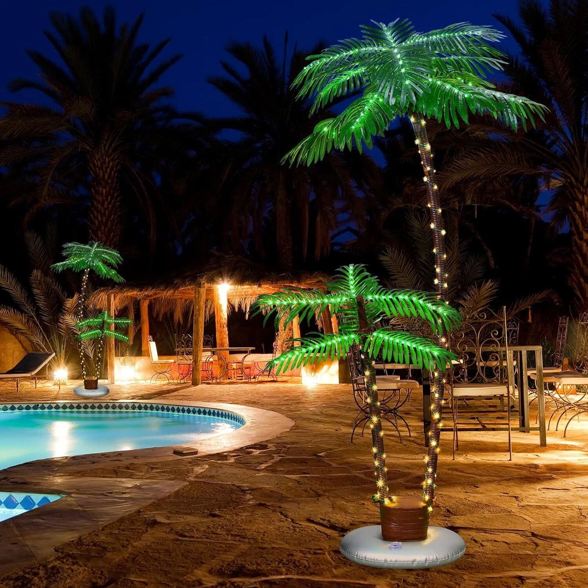 Lighted Palm Tree Decoration For Christmas | Shelly Lighting
