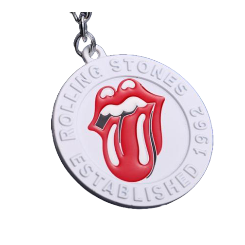 Rolling Stones Key Chain, Rock Red Lip Keychain, Vintage Rolling Stones ...