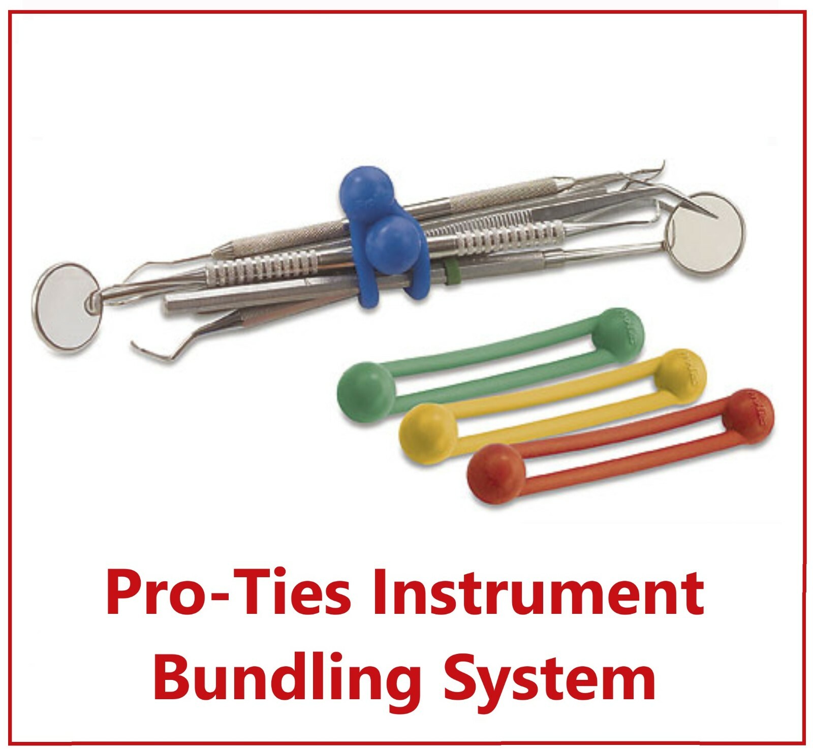 Dental Pro-Ties Instrument Ties Bundling System (Pack of 6 ...