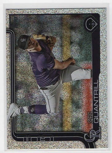 2025 Topps Series 1 Sandglitter #301 Cal Quantrill Rockies | eBay