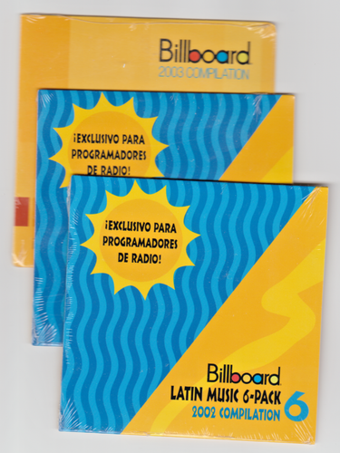 3 Billboard Latin Music Compilation CDs - from 2002 & 2003 - Factory ...