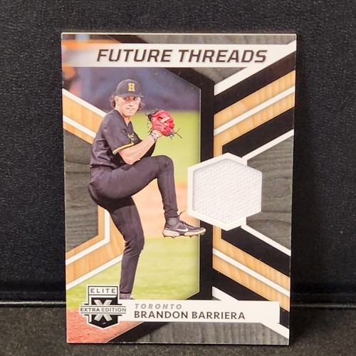 Brandon Barriera 2022 Panini Elite Extra Edition Future Threads - READ ...