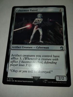 Cyberman Patrol - Universes Beyond Doctor Who - MTG - NM FREE SHIPPING ...