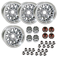YEARONE 1978-81 Trans Am 17 x 9 cast aluminum silver Snowflake wheels ...