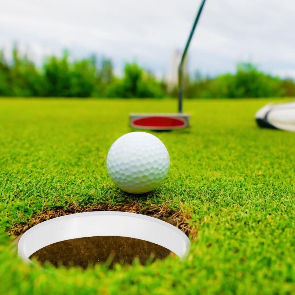 2 Pack Hole Cup Ring Office Putting Rings Green Protector Practice Golf ...