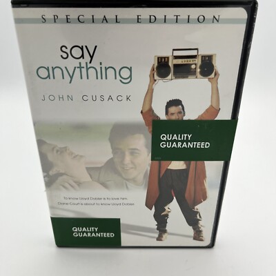 Say Anything DVD Special Edition 1989 John Cusack Cameron Crowe LNC ...