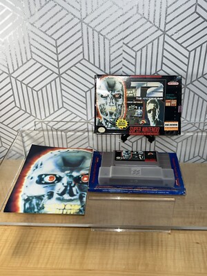 T2 Terminator 2: Arcade Game + Box, Insert, Manual CIB - SNES - Tested ...