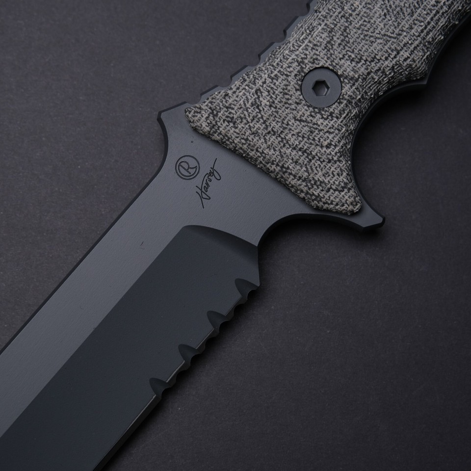 Chris Reeve Knives Pacific 6" Fixed Blade - Partially Serrated MagnaCut ...