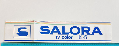Salora TV Color Hi-Fi Sticker Adhesive Vintage 80S Original | eBay