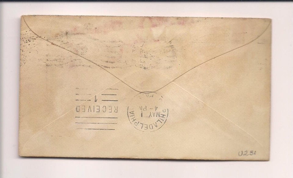 USA stamped envelope 1899 - 2 cents Philadelphia | eBay