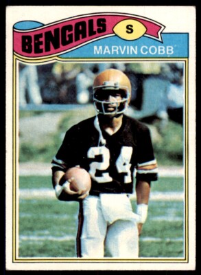 1977 Topps Marvin Cobb Football Card Cincinnati Bengals #52 | eBay