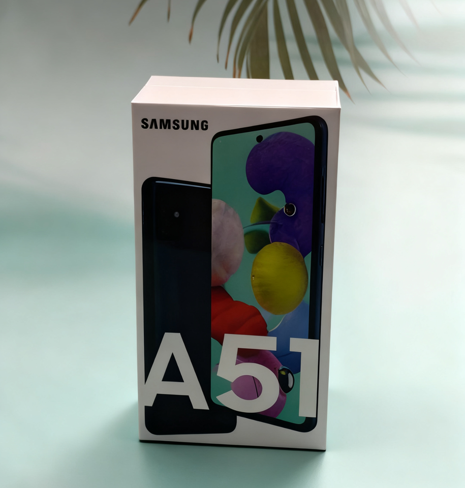 New Sealed Samsung Galaxy A51 128GB Factory Unlocked Black Smartphone ...