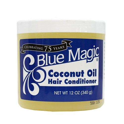 Blue Magic Coconut Oil Hair Conditioner Moisture Resistant Formula 12oz ...