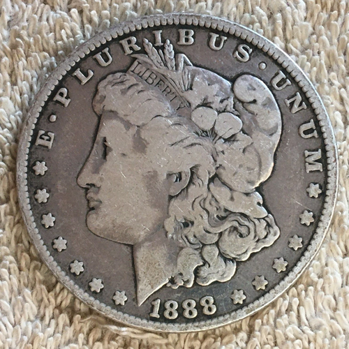 Hot Lips 1888-O Morgan Silver Dollar Silver coin. Circulated Better ...