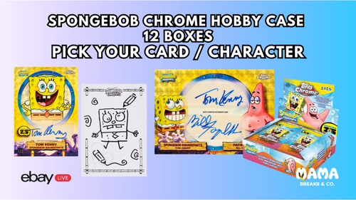 Miss Appear 25 Topps Chrome Spongebob 12 Box Case Break PYC | eBay