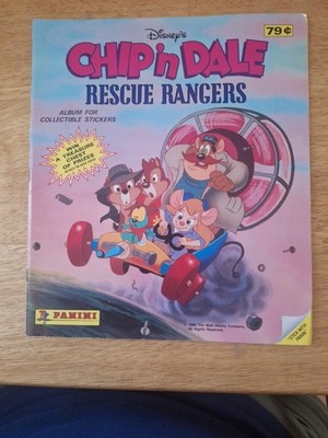 Disney Chip ‘n Dale Rescue Rangers Sticker Book Panini Album 1989 Vtg ...
