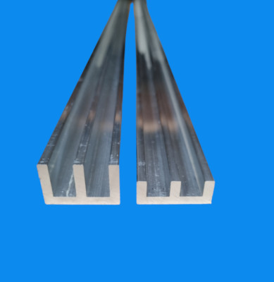 Aluminium Double Channel U C Slide Sliding Track Multiple Sizes and ...