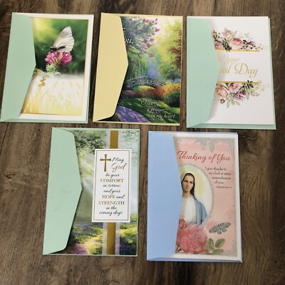 Greeting CARDS & Envelopes, God's Creation 5 Cards. RELIGIOUS SPECIAL ...