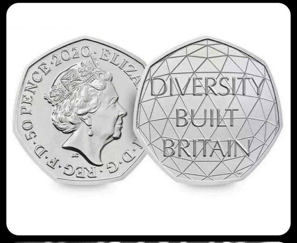 Very Rare Diversity Built Britain 50p Coin 2020. 1 Coin | eBay UK