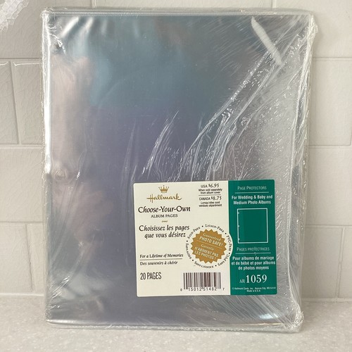 Hallmark Scrapbook Photo Safe Album 20 Protector Pages AR1059 | eBay