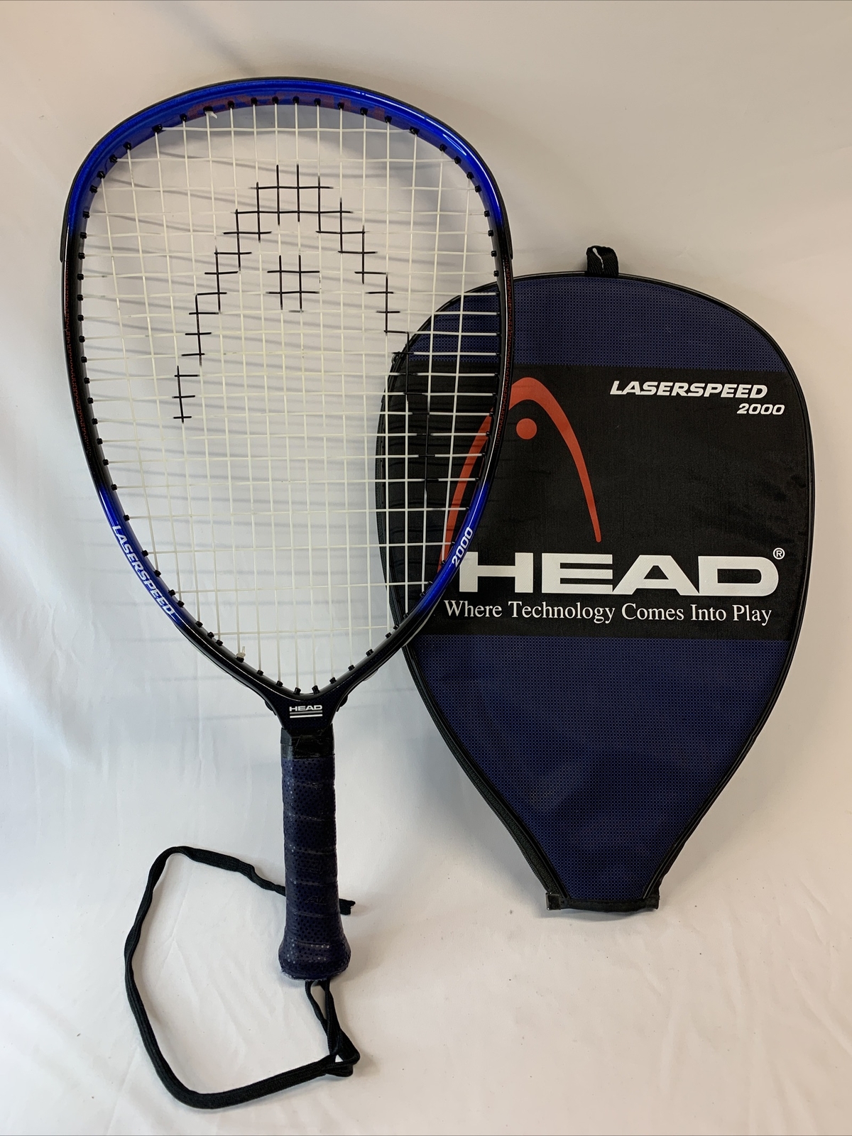 HEAD Racquetball LASERSPEED 2000 Racquet w/ Cover - 3-7/8” Grip Great ...