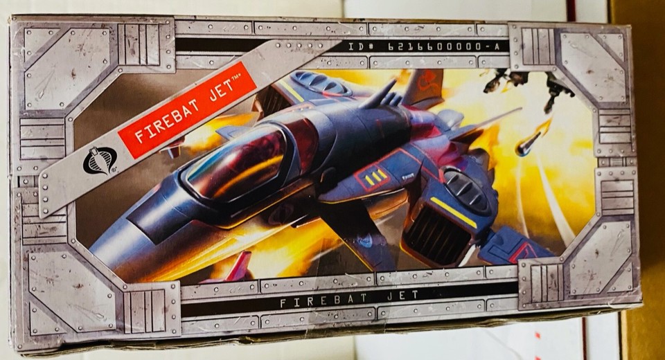 2006 Hasbro G.I. Joe ARAH Sigma 6 Cobra Firebat Jet with Pilot factory ...
