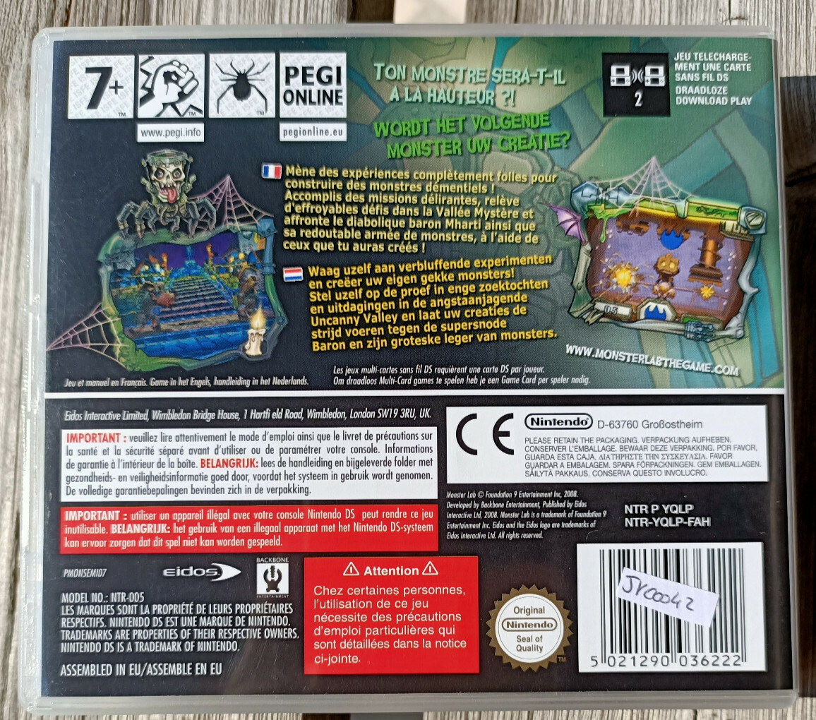 Monster Lab nintendo DS | eBay