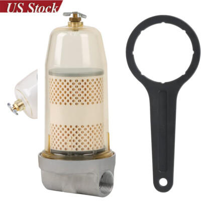 496 Fuel Tank Filter Assembly 30 Micron Max 25 Gpm 150 Psi with 1” NPT ...