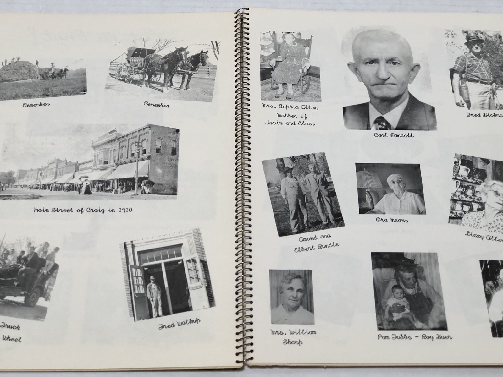 Vintage 1869-1969 CRAIG MISSOURI Centennial Book - 100 Years - HOLT ...