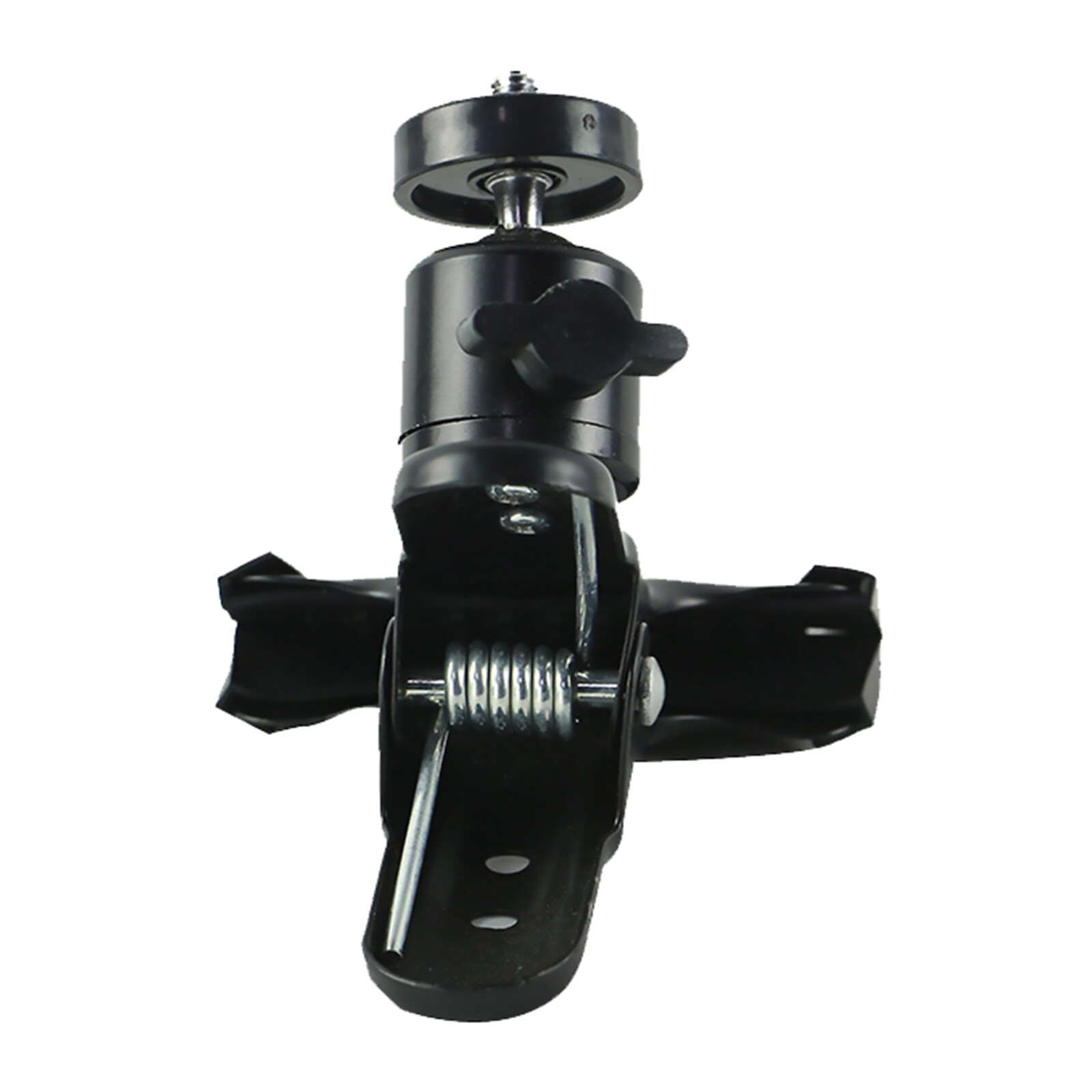 Black Camera Clip Clamp Flash Holder Mount w/ 360 Swivel Photography ...