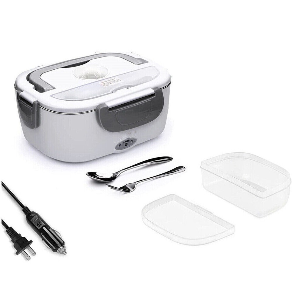 Electric Portable Lunch Box Food Heating Bento Warmer Container For Car ...