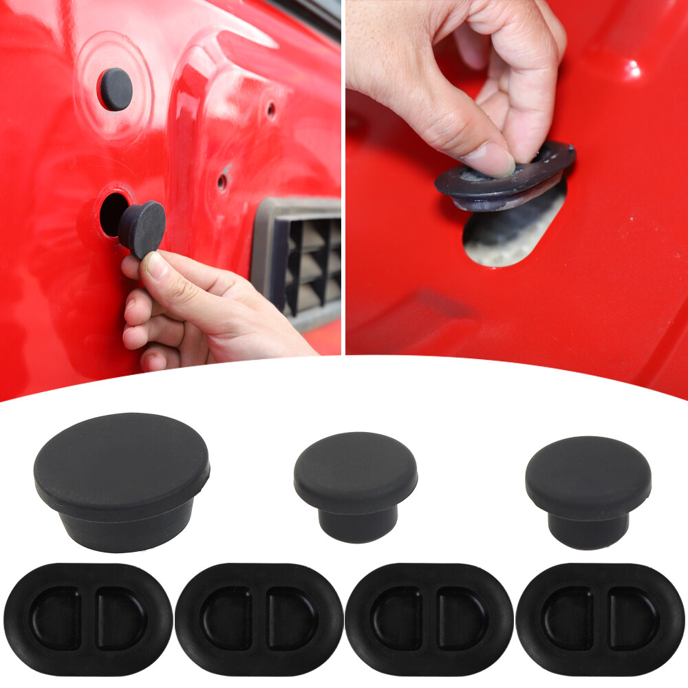 Exterior Tailgate Plugs Floor Drain Durable Rubber Plugs for Jeep ...