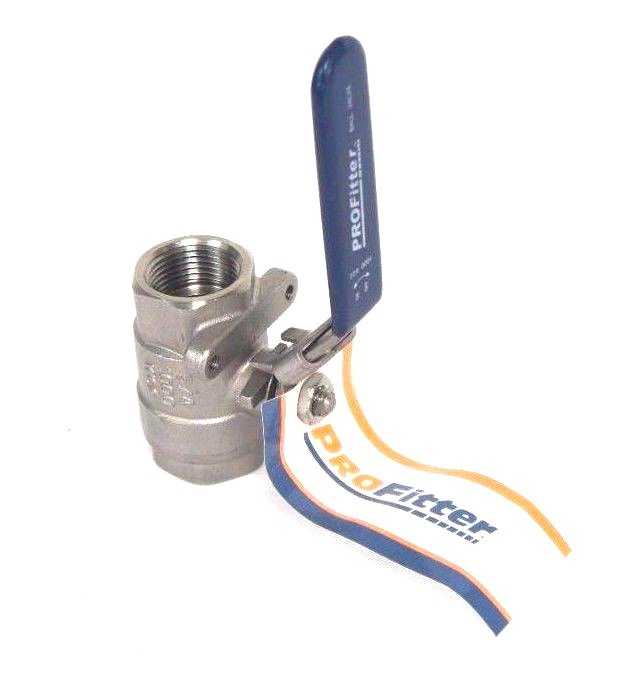 Fastenal 0427111 Pro Fitter Ball Valve 3/4" NPT 1000 WOG for sale ...