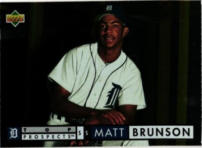 1994 Upper Deck #547 Matt Brunson Top Prospects Detroit Tigers Nrmt | eBay