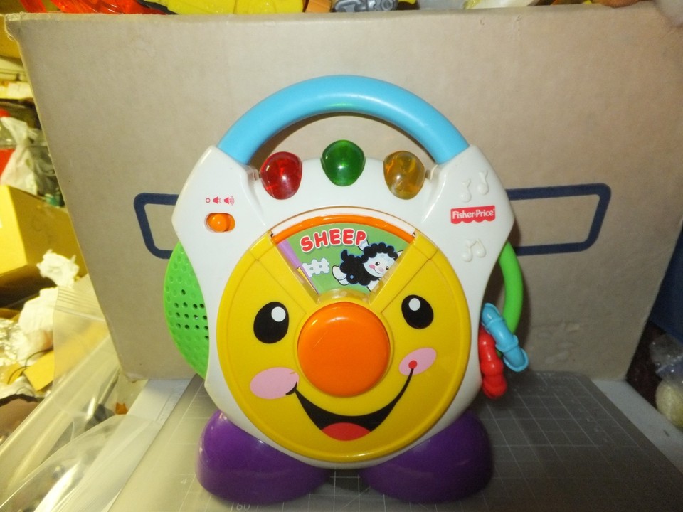 Fisher Price Laugh & Learn Nursery Rhymes CD Player animal music tested ...