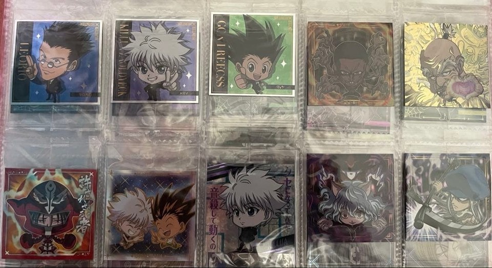 Hunter x Hunter Wafer Stickers 66 Pieces Unopened Collection | eBay