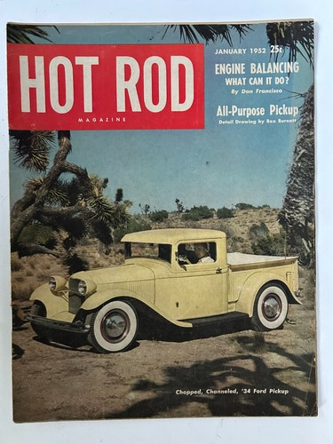 Hot Rod Magazine January 1952 | eBay