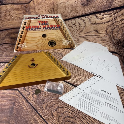 Vintage The Music Maker Musical Lap Harp Nepenenoyka Zither | eBay