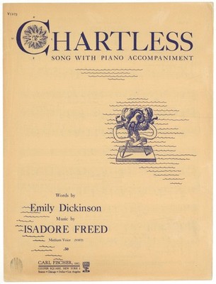 Emily DICKINSON, words by / Sheet music Chartless 1st Edition 1946 | eBay