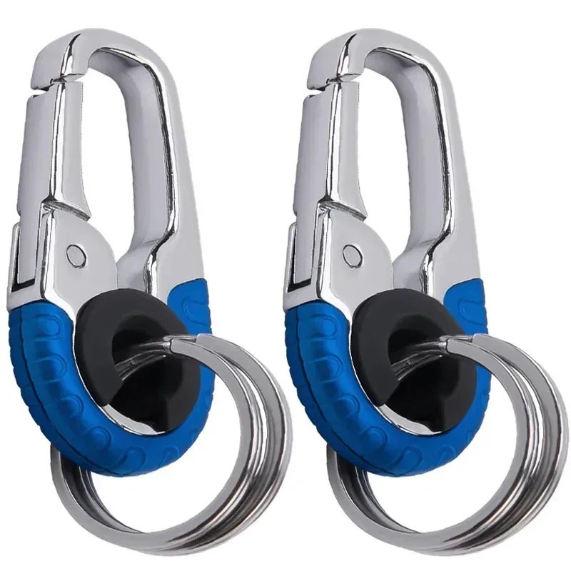1-3 Pcs Carabiner Keychain Buckle Clip Stainless Steel Small Key Ring ...