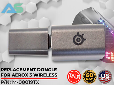 SteelSeries Aerox 3 Wireless Dongle & USB-C To USB-C Adapter Only (M ...