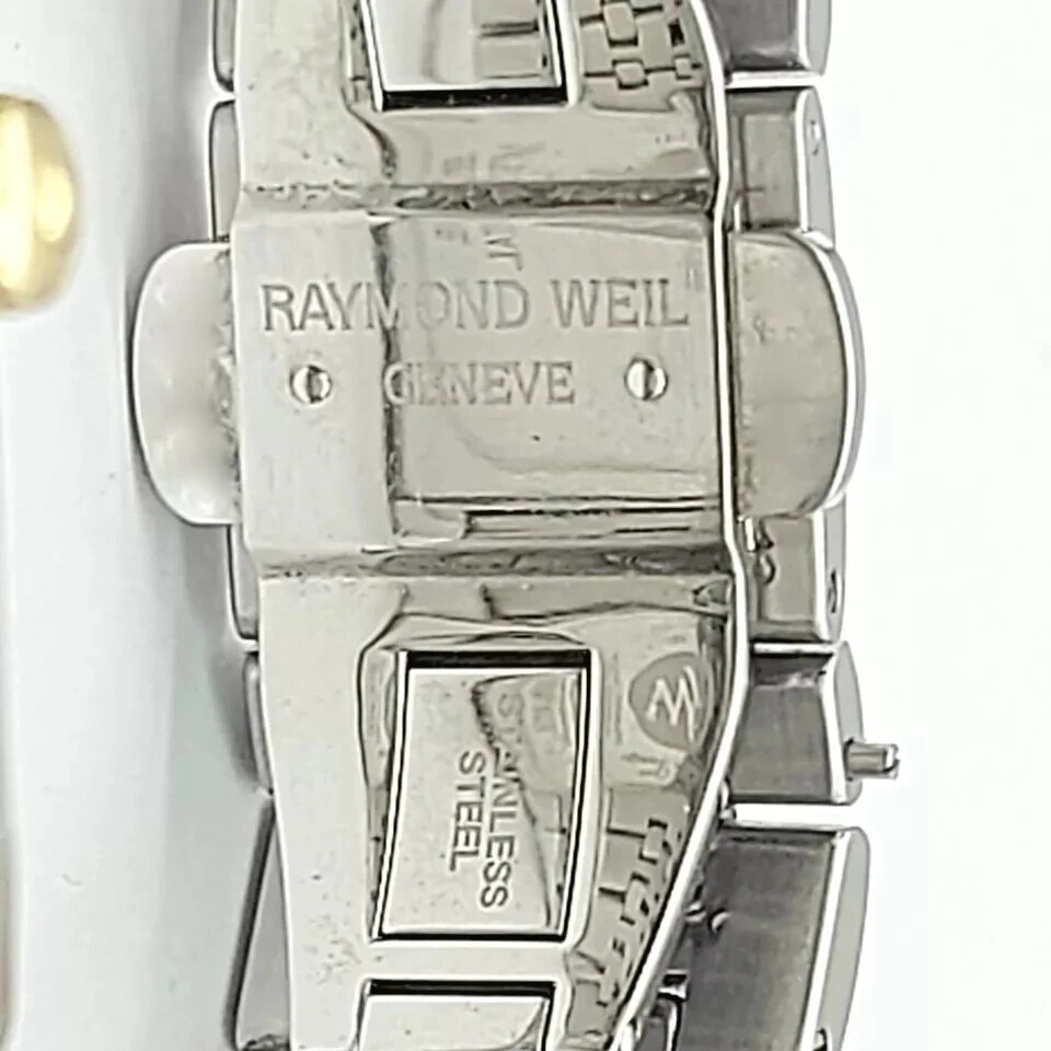 Raymond Weil Tango Collection 18k Gold & Stainless Steel Mens Watch ...