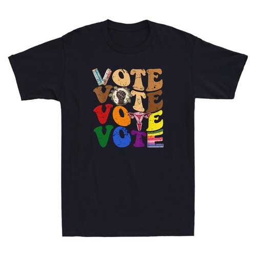 Vote Banned Books Reproductive Rights BLM Political Activis Retro ...